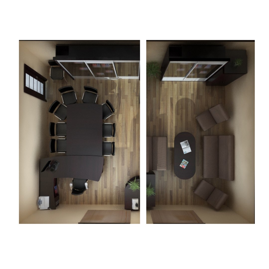 3d Max Office Design