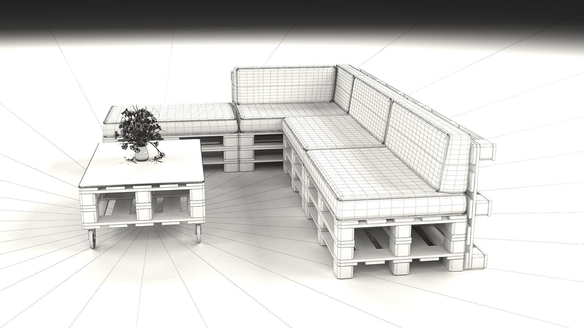 3D palette corner set - TurboSquid 1609010