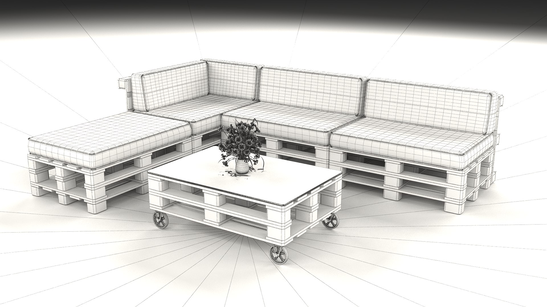 3D palette corner set - TurboSquid 1609010