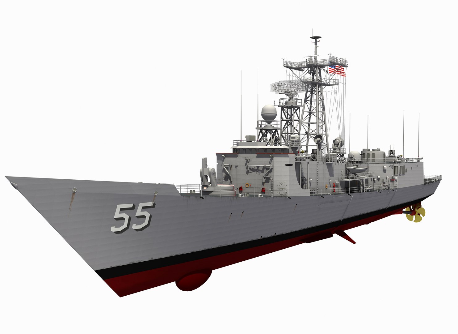 3D Oliver Hazzard Perry Class - TurboSquid 1328668