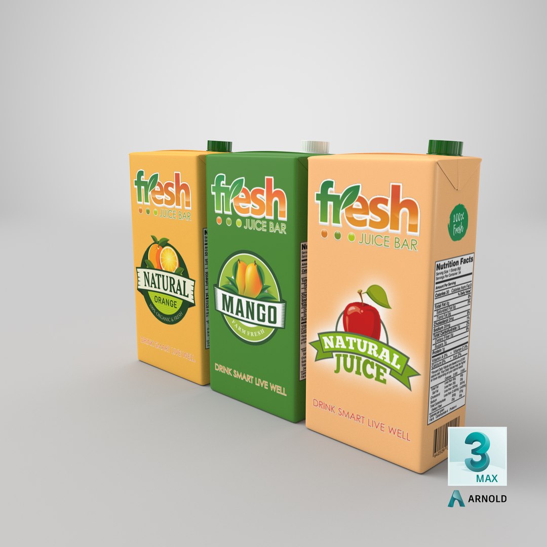 Juice Box Set Model - TurboSquid 1592298