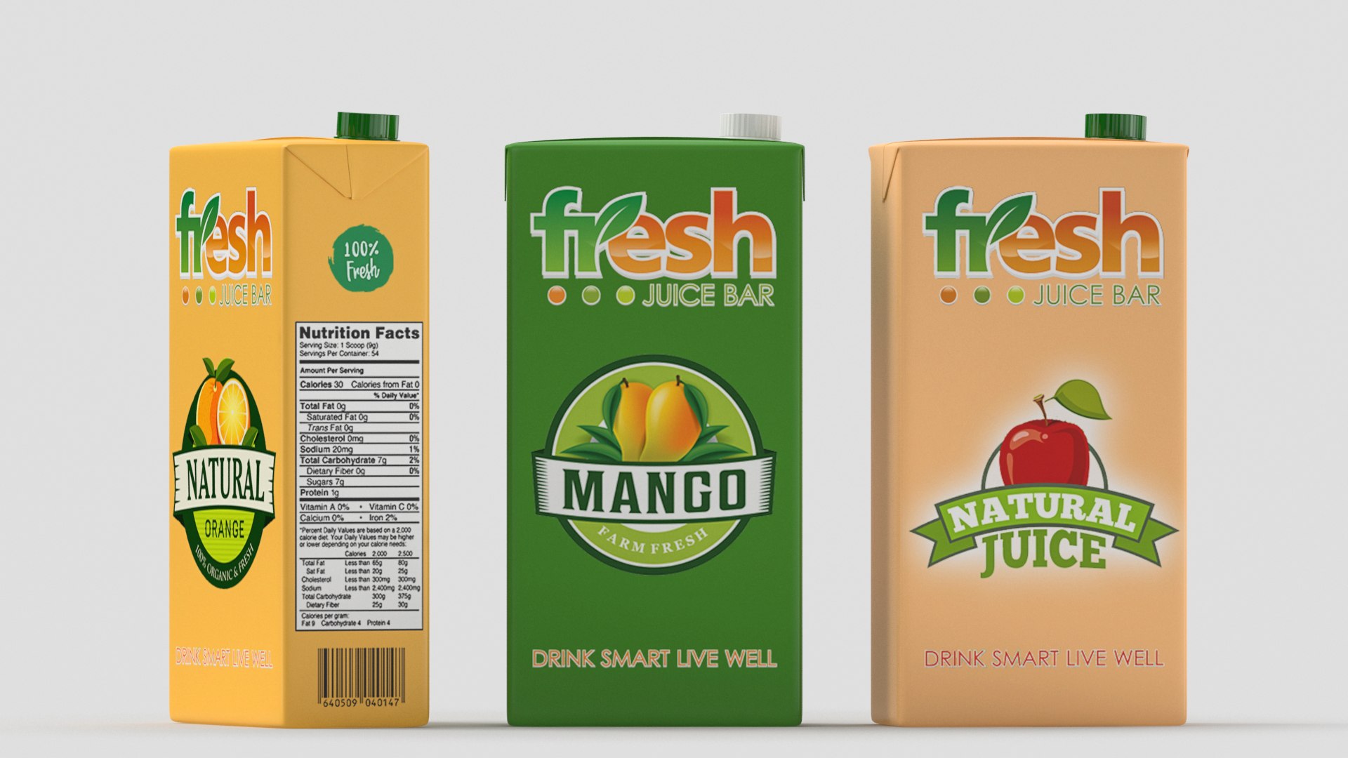 Juice Box Set Model - TurboSquid 1592298