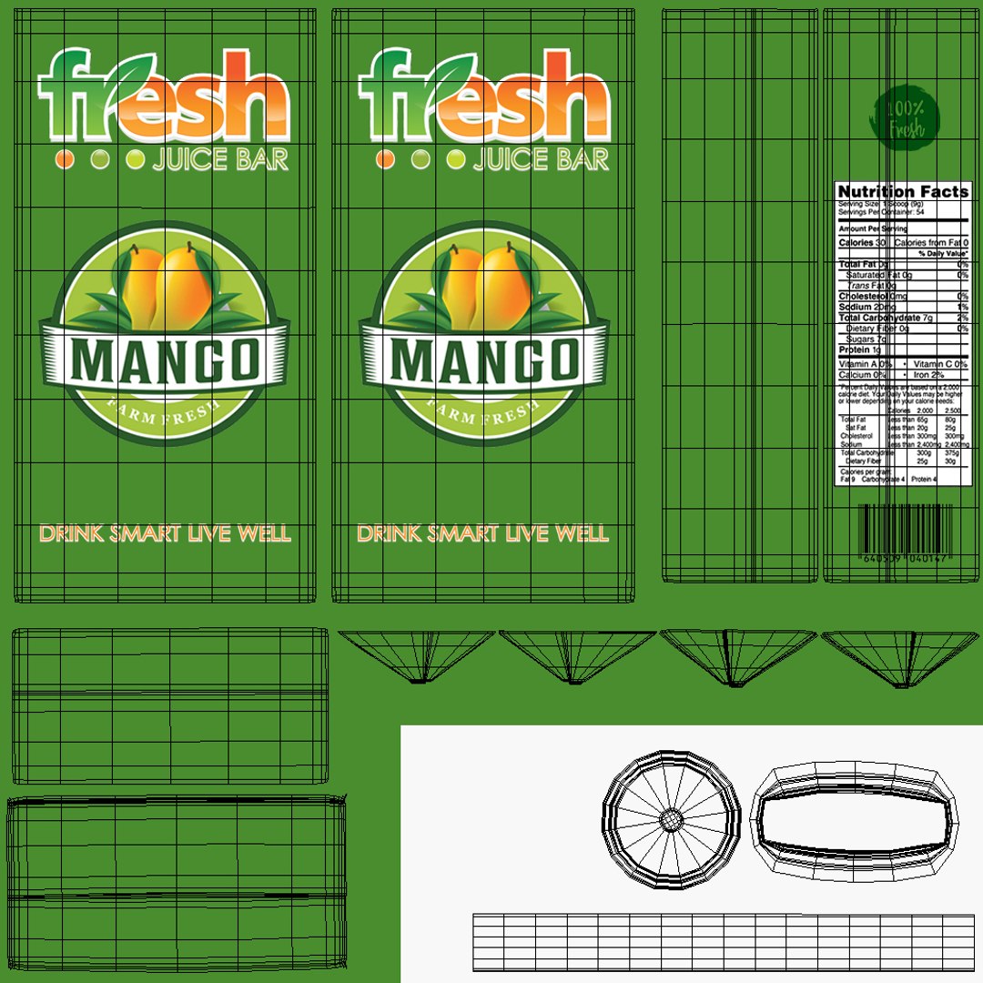 Juice Box Set Model - TurboSquid 1592298