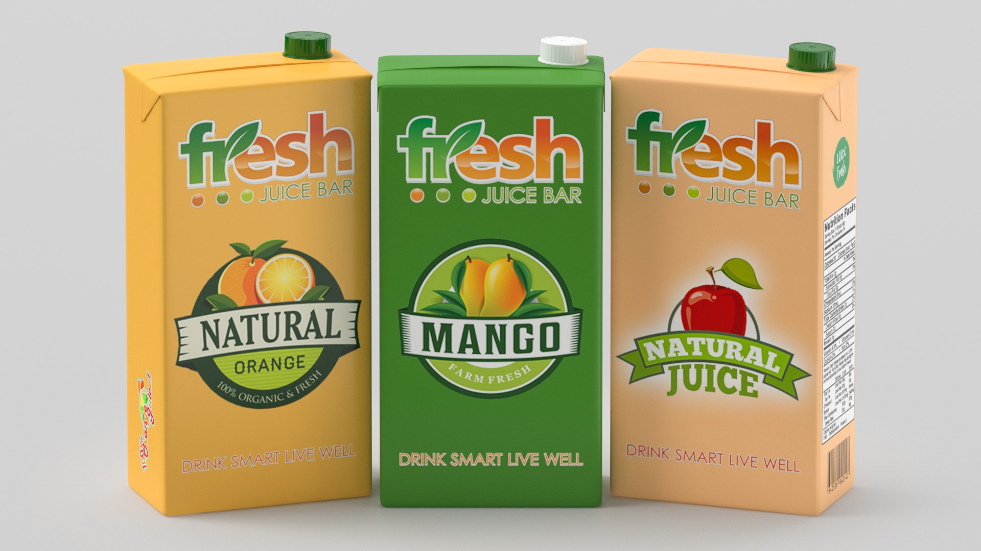 Juice Box Set Model - TurboSquid 1592298