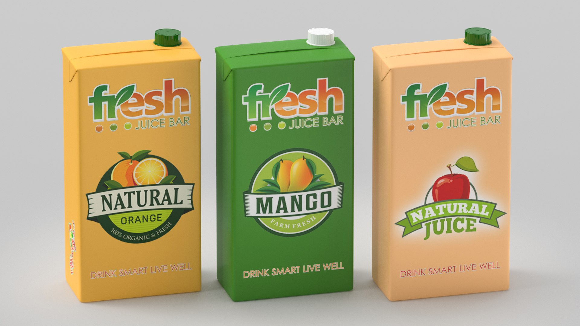 Juice Box Set Model - TurboSquid 1592298