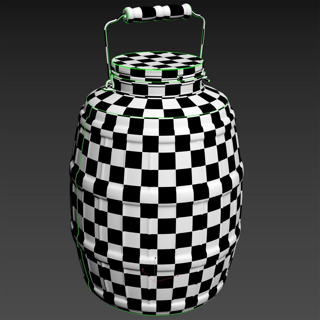 3D Model Barrel Jar 2gal - TurboSquid 2258111