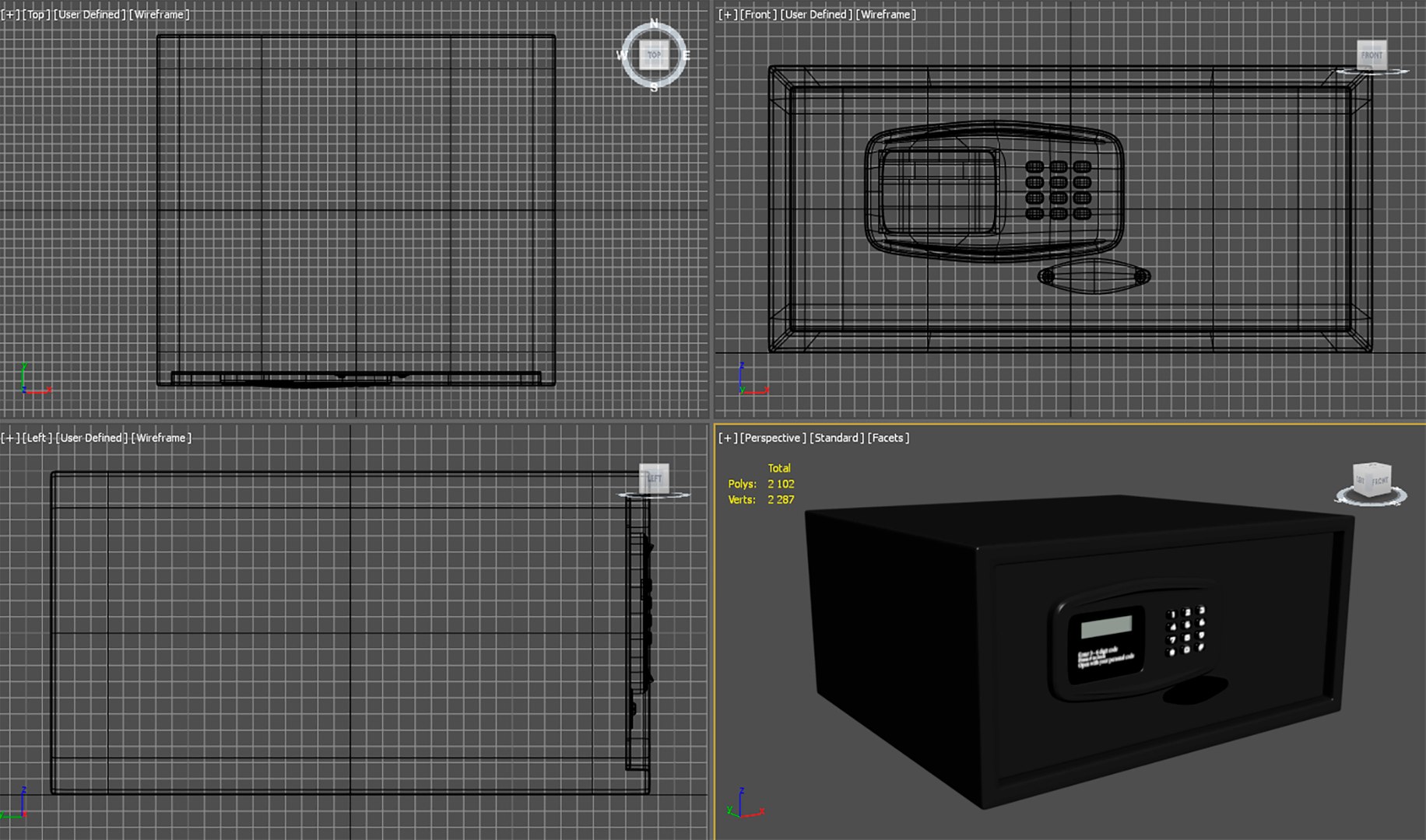 3D Safe Box Room - TurboSquid 1940335