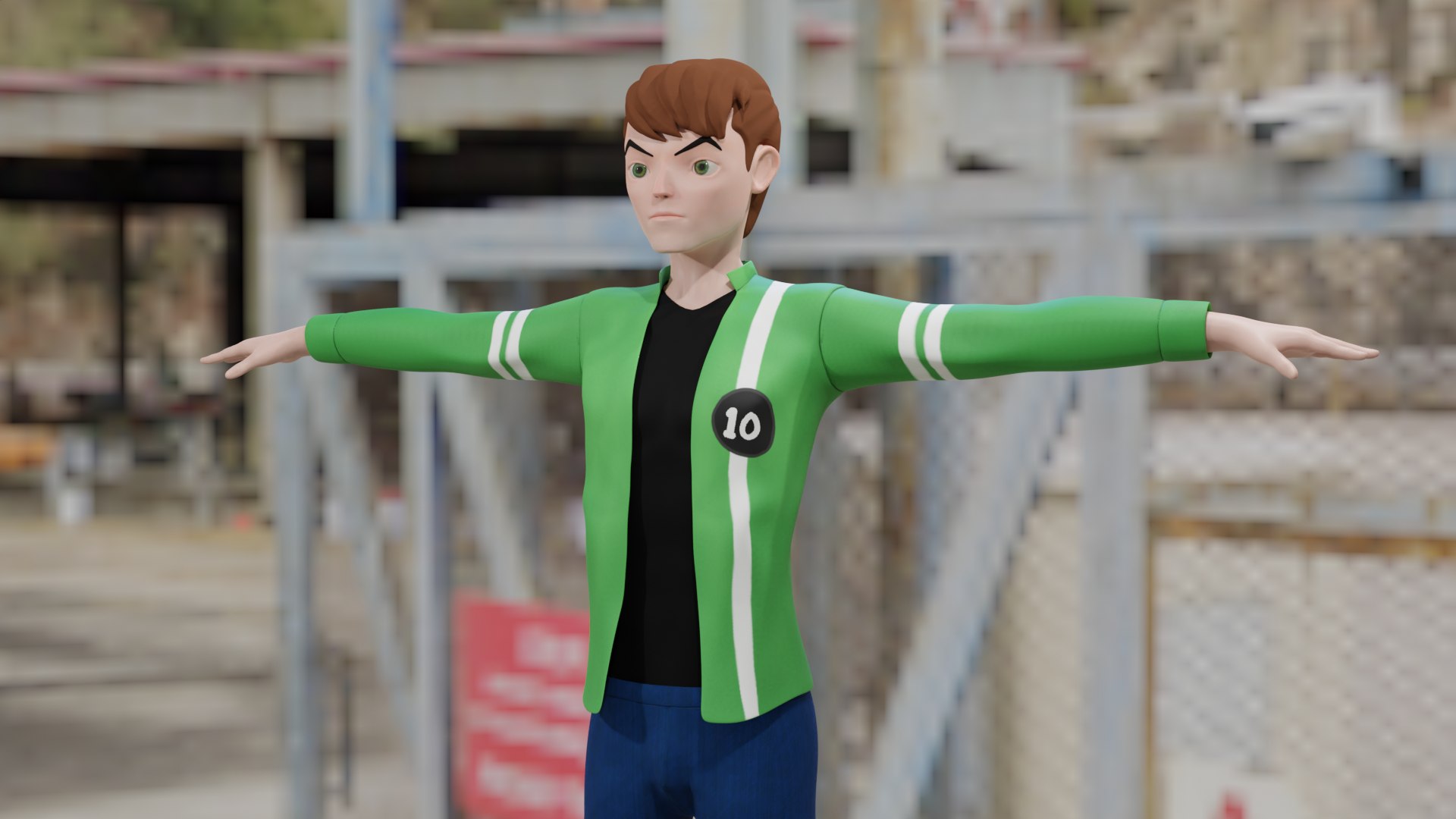3D Ben 10 3D Model - Ready For Action In Your Games And Animation ...