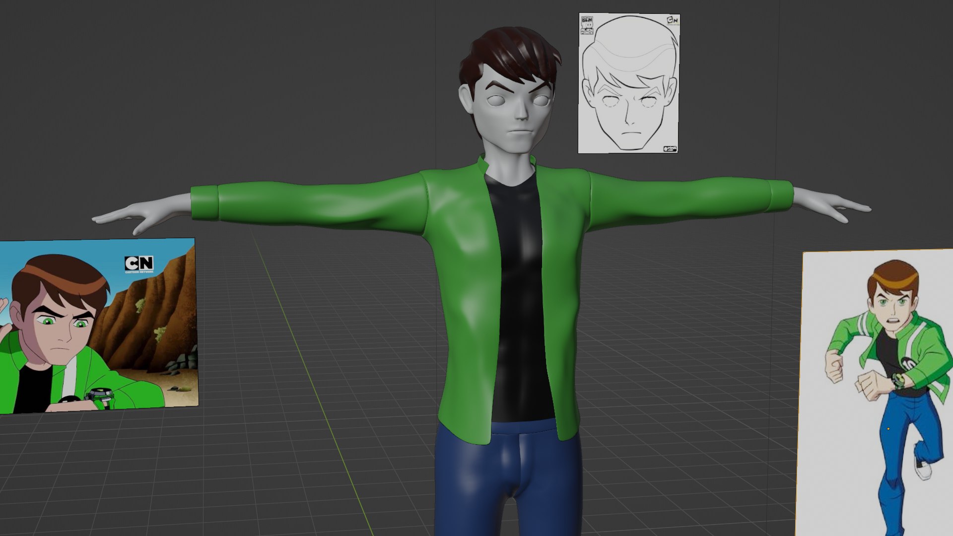 3D Ben 10 3D Model - Ready For Action In Your Games And Animation ...
