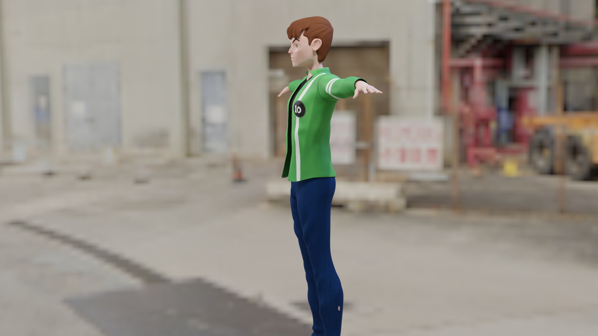 3D Ben 10 3D Model - Ready For Action In Your Games And Animation ...
