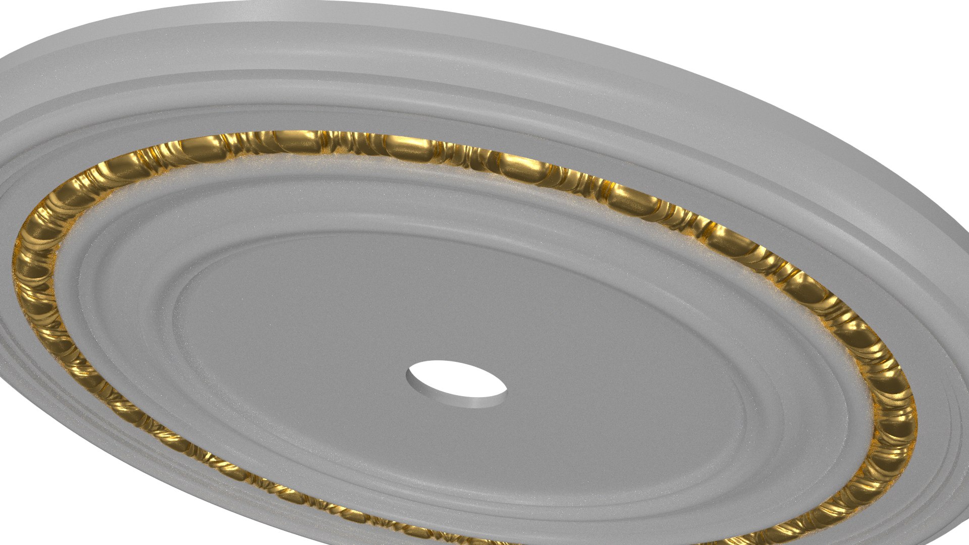 Ceiling Sockets Gypsum Plaster DR247 3D Model - TurboSquid 2138702