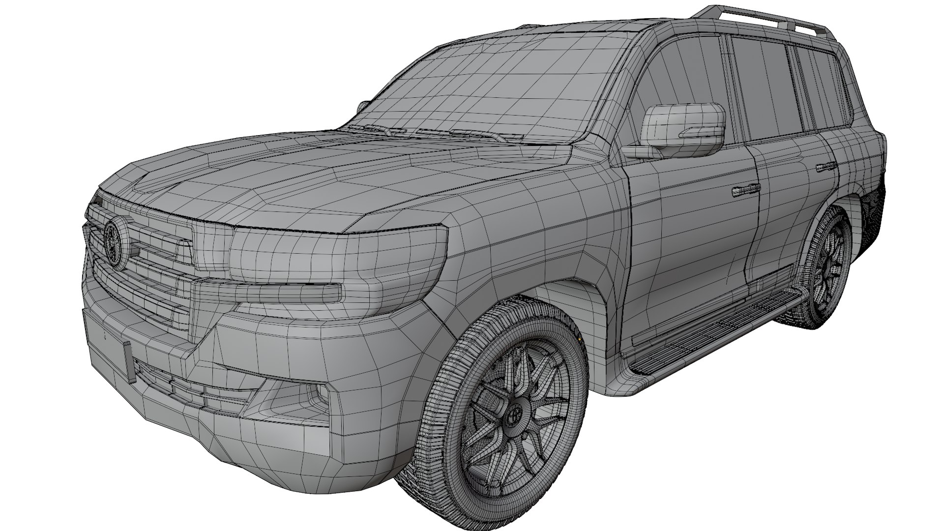 Toyota Land Cruiser 200 3D Model - TurboSquid 2241434