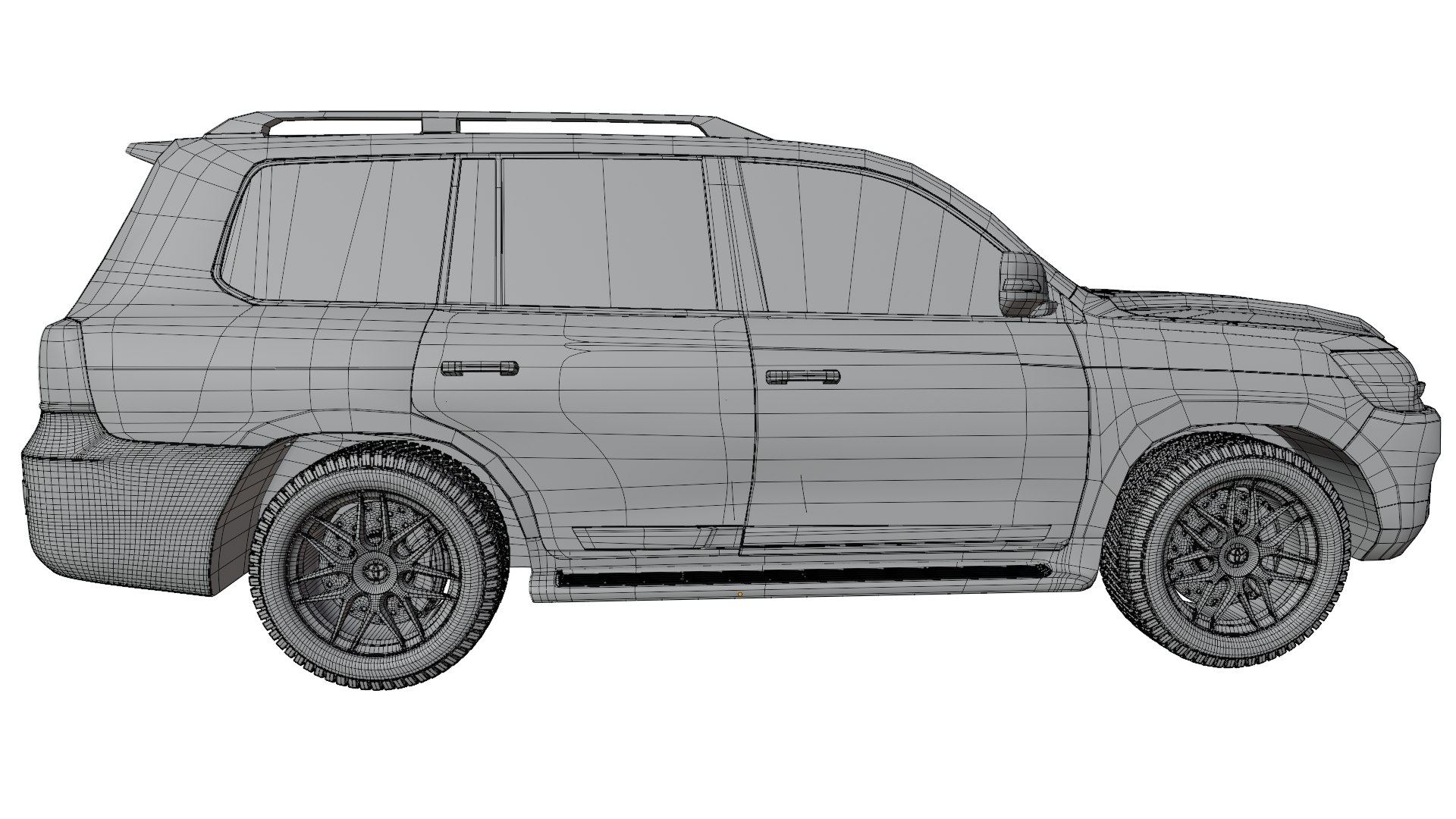 Toyota Land Cruiser 200 3D Model - TurboSquid 2241434