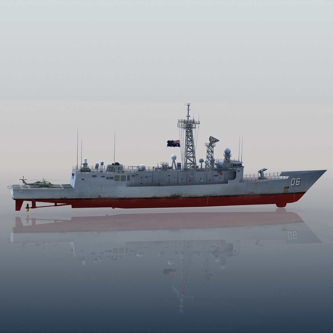 3d model hmas newcastle ffg 06