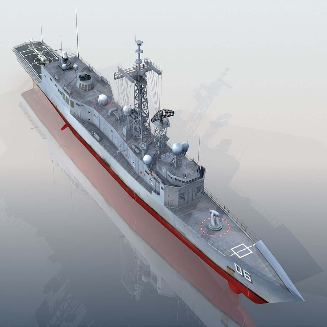 3d model hmas newcastle ffg 06