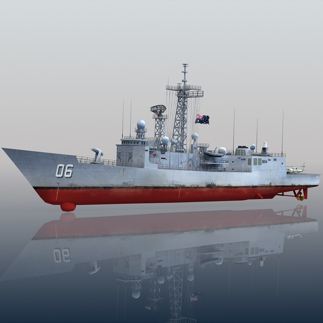 3d model hmas newcastle ffg 06