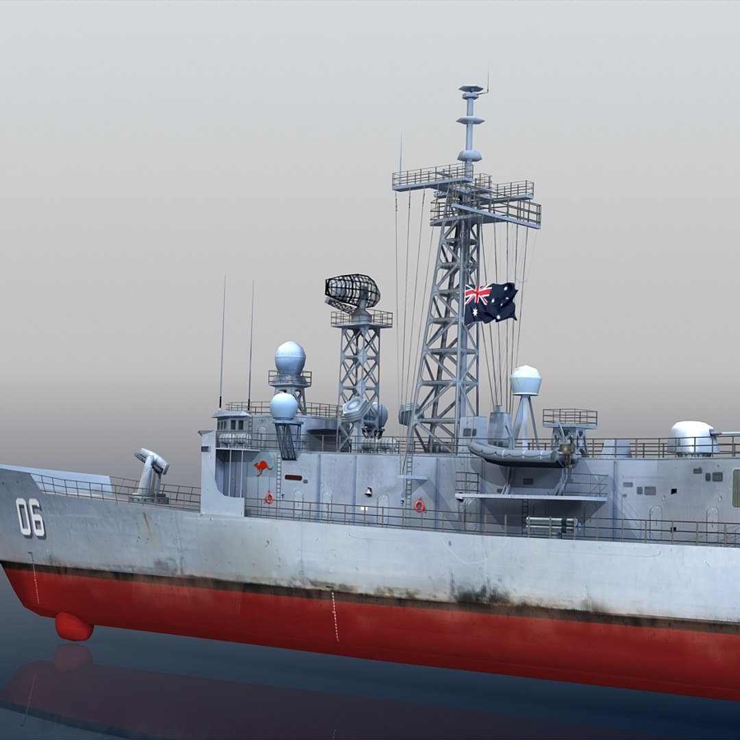3d model hmas newcastle ffg 06