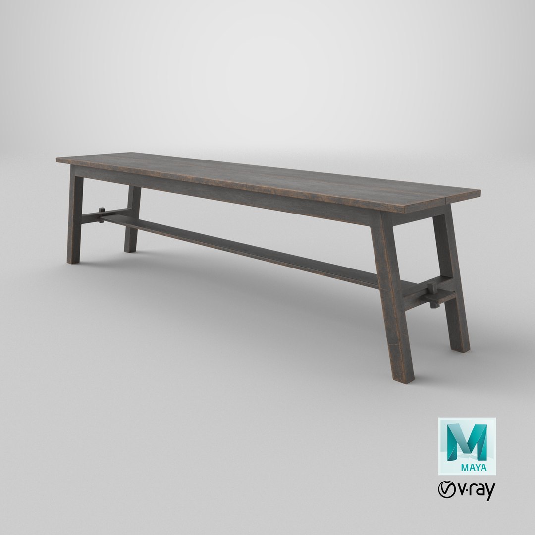 Free Medieval Wooden Bench Low-poly PBR Model - TurboSquid 2518115