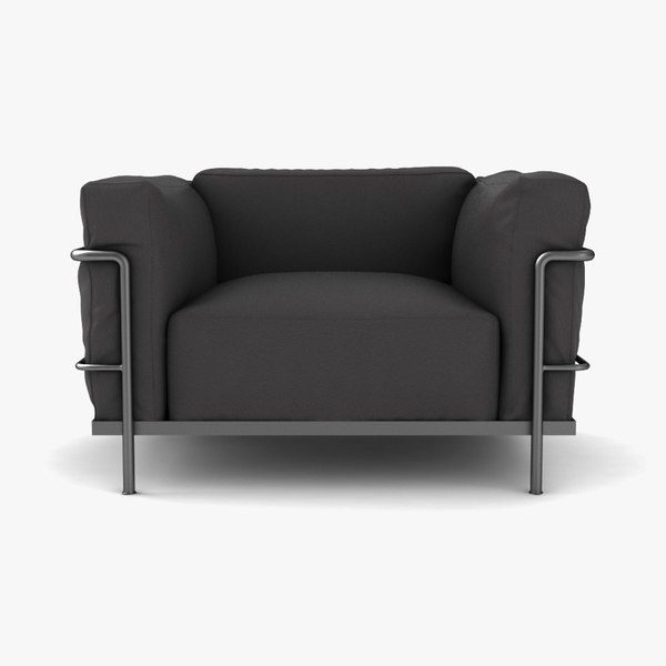 3D Cassina LC3 Armchair model - TurboSquid 1957340