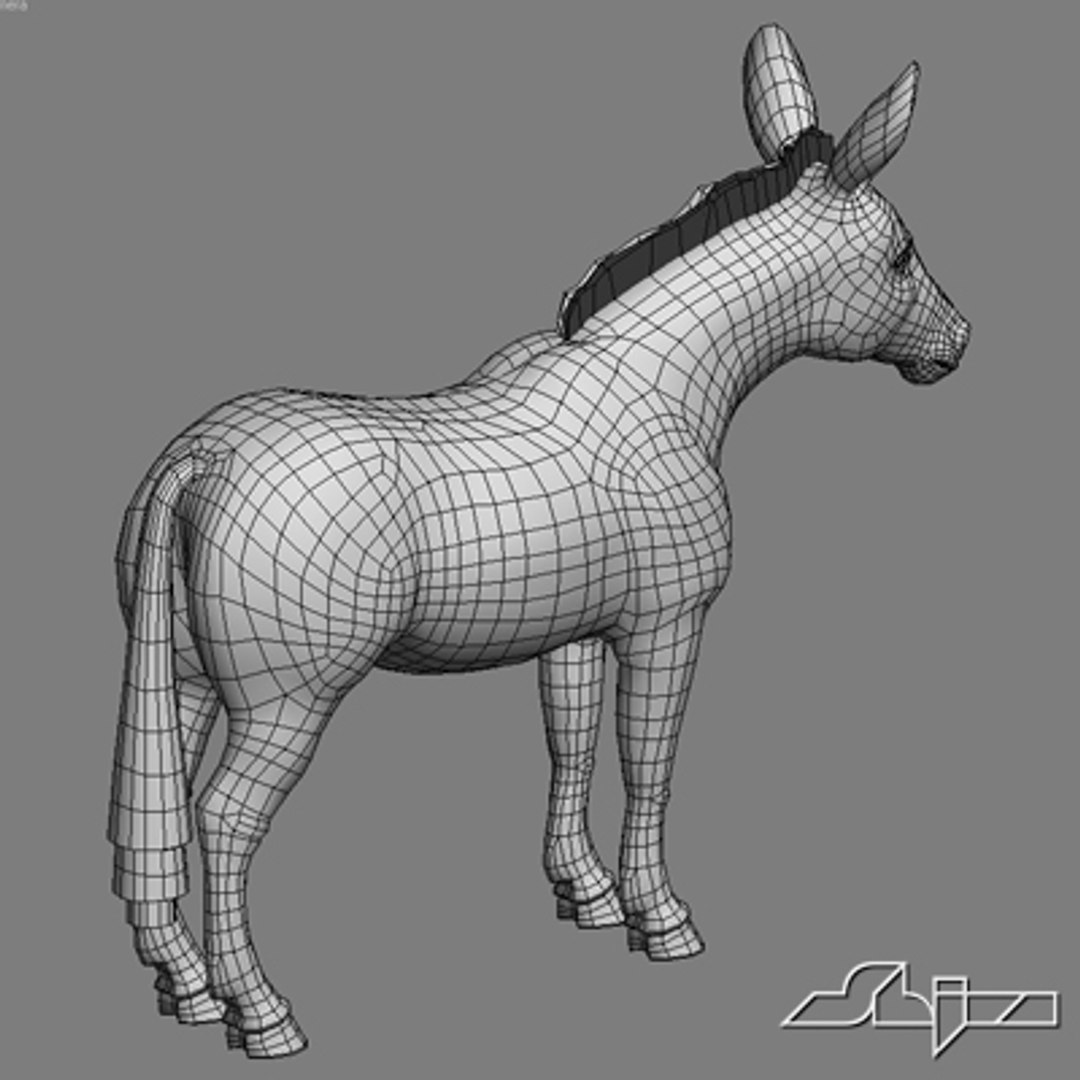 3d Donkey