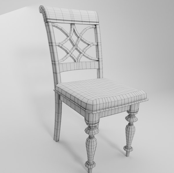 3d chair kitchen model