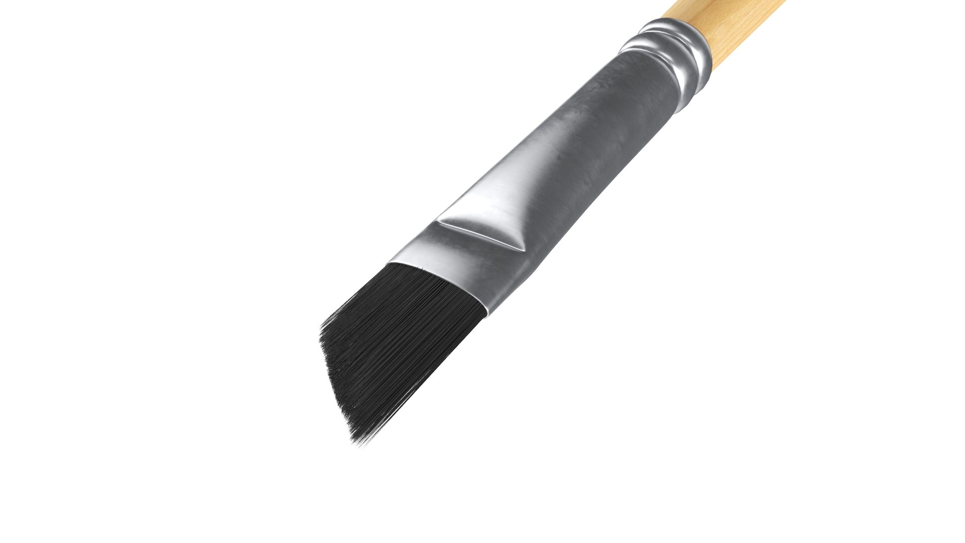 Angular Paint Brush 3D Model - TurboSquid 1935791