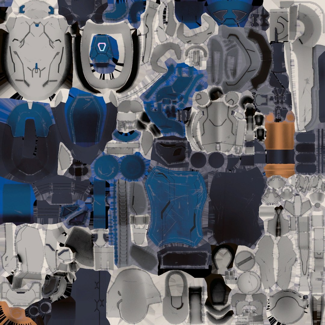 Cyber Trooper V2 3D Model - TurboSquid 2078491