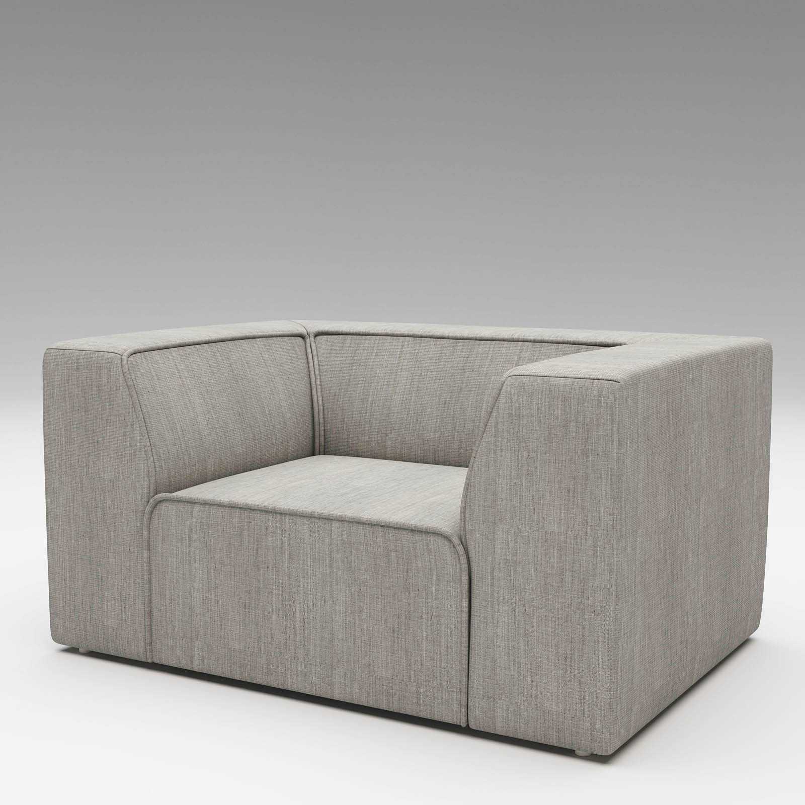 3d boconcept carmo based sectional sofa