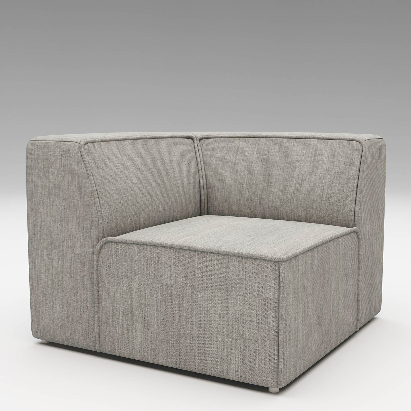 3d boconcept carmo based sectional sofa