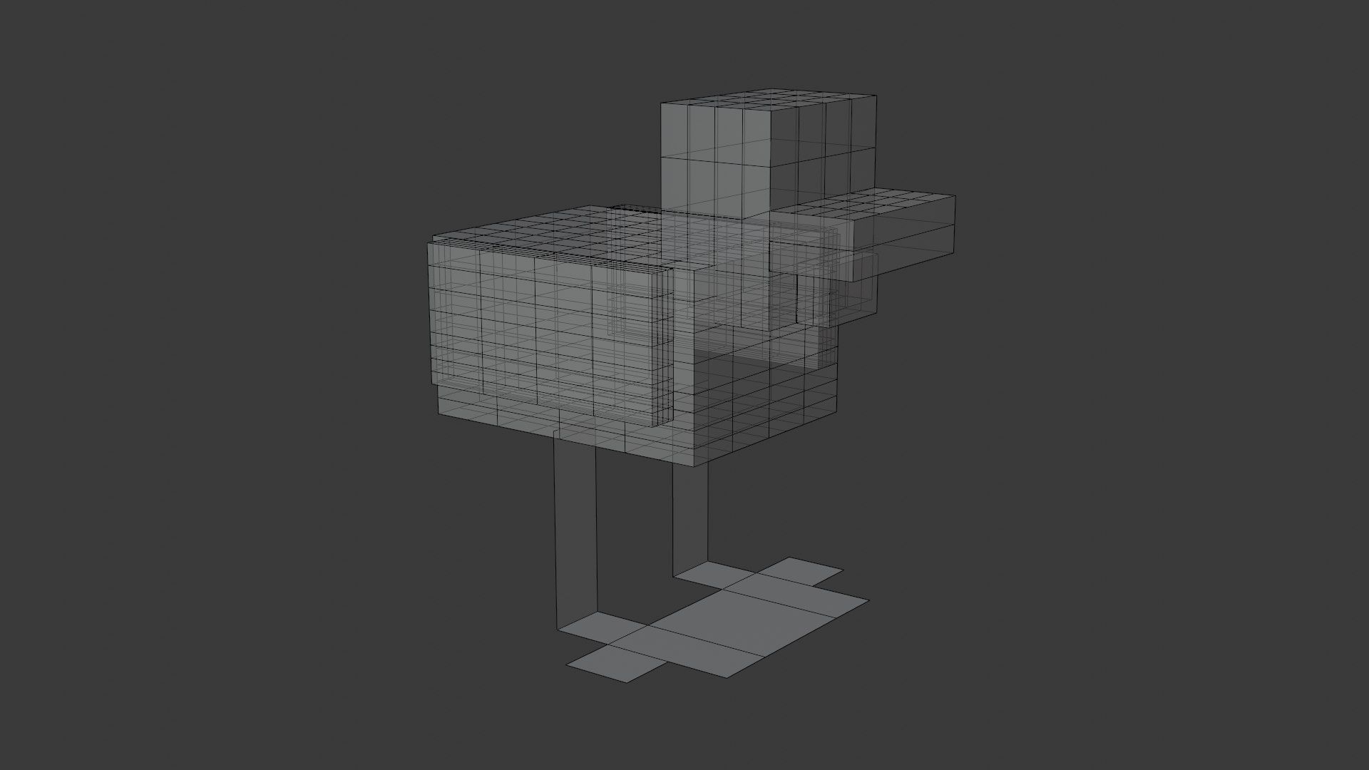 Minecraft Chicken 3D - TurboSquid 2126158