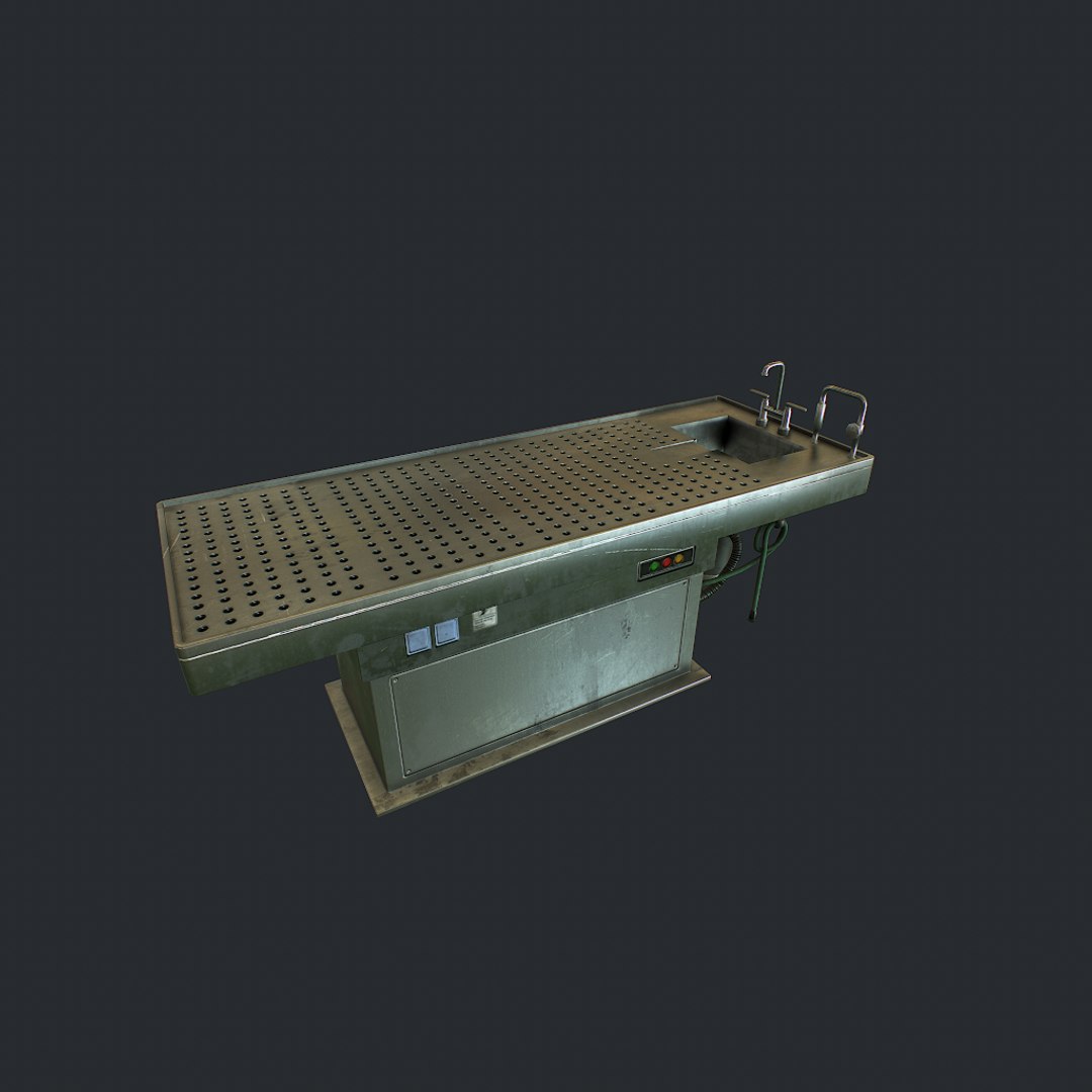 Autopsy Table Pbr 3D - TurboSquid 1248551