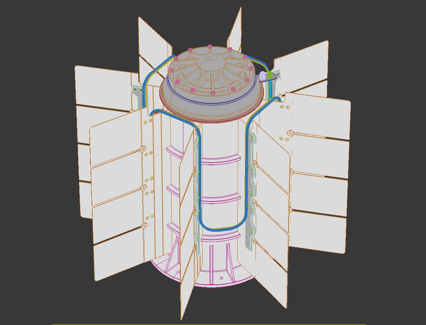 3d Model Multi-mission Radioisotope Thermoelectric Generator
