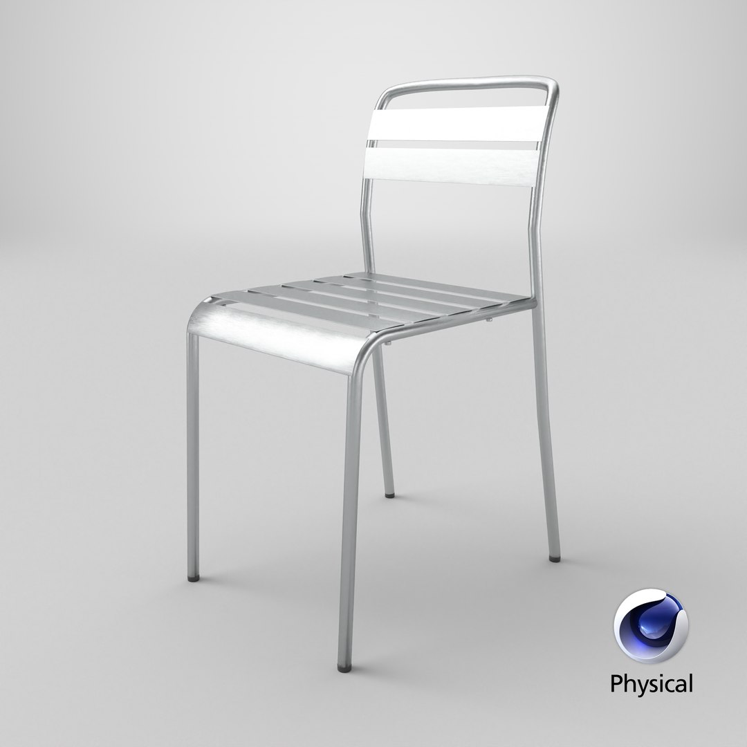3D Metal Chair - Modern Model - TurboSquid 2228223