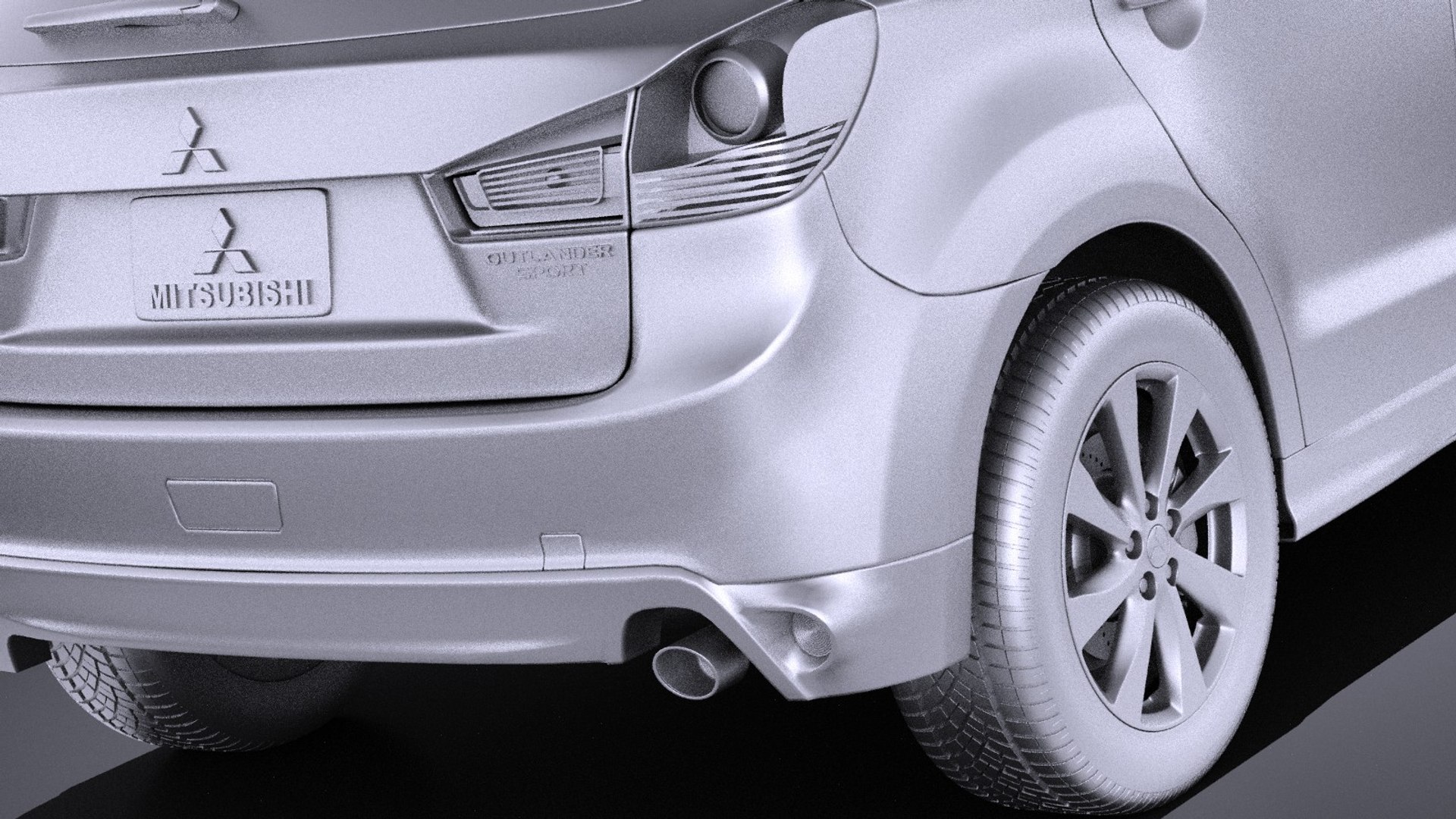 Mitsubishi Rvr Asx 3D Model - TurboSquid 1178248