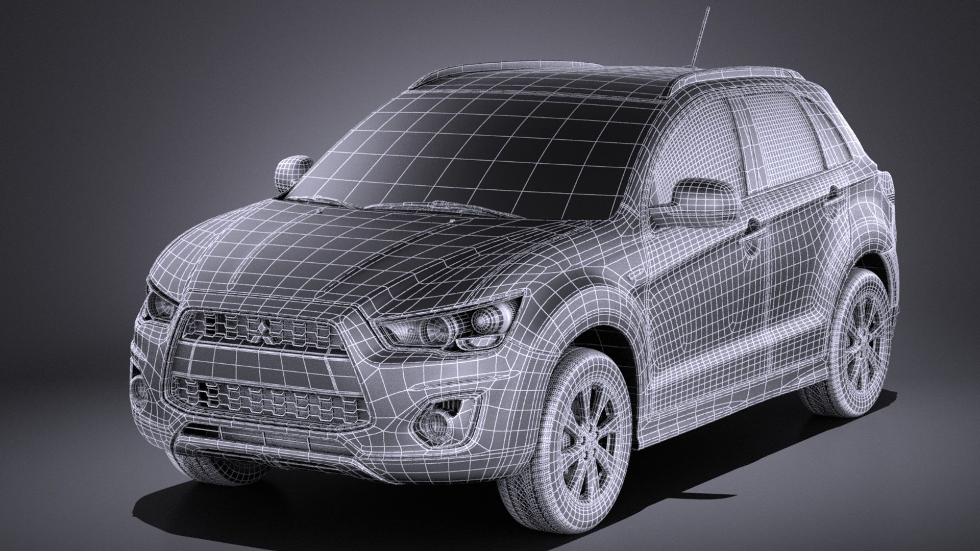 Mitsubishi Rvr Asx 3D Model - TurboSquid 1178248
