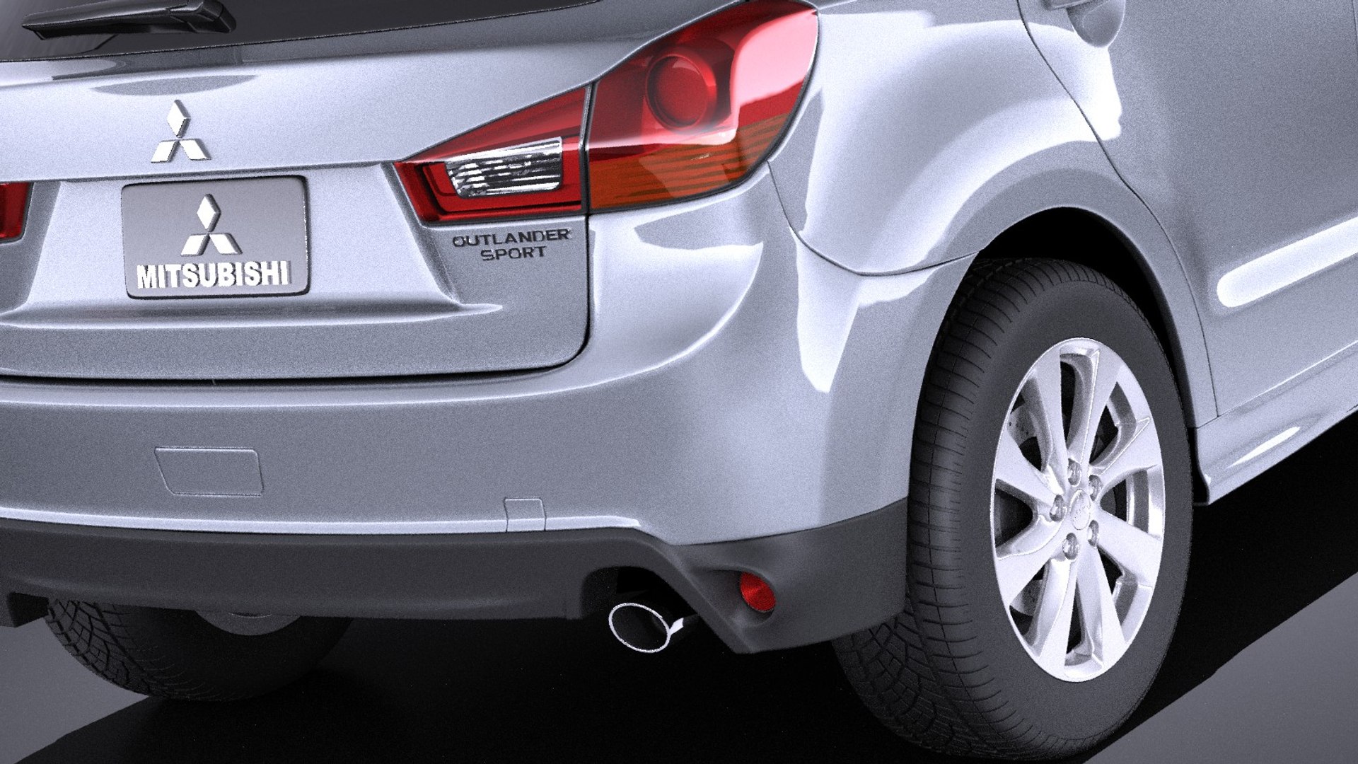 Mitsubishi Rvr Asx 3D Model - TurboSquid 1178248