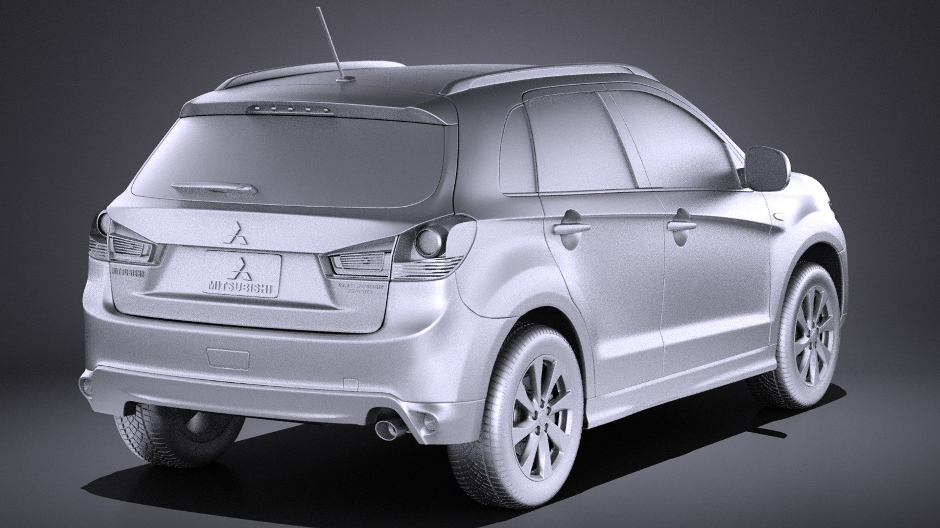 Mitsubishi Rvr Asx 3D Model - TurboSquid 1178248