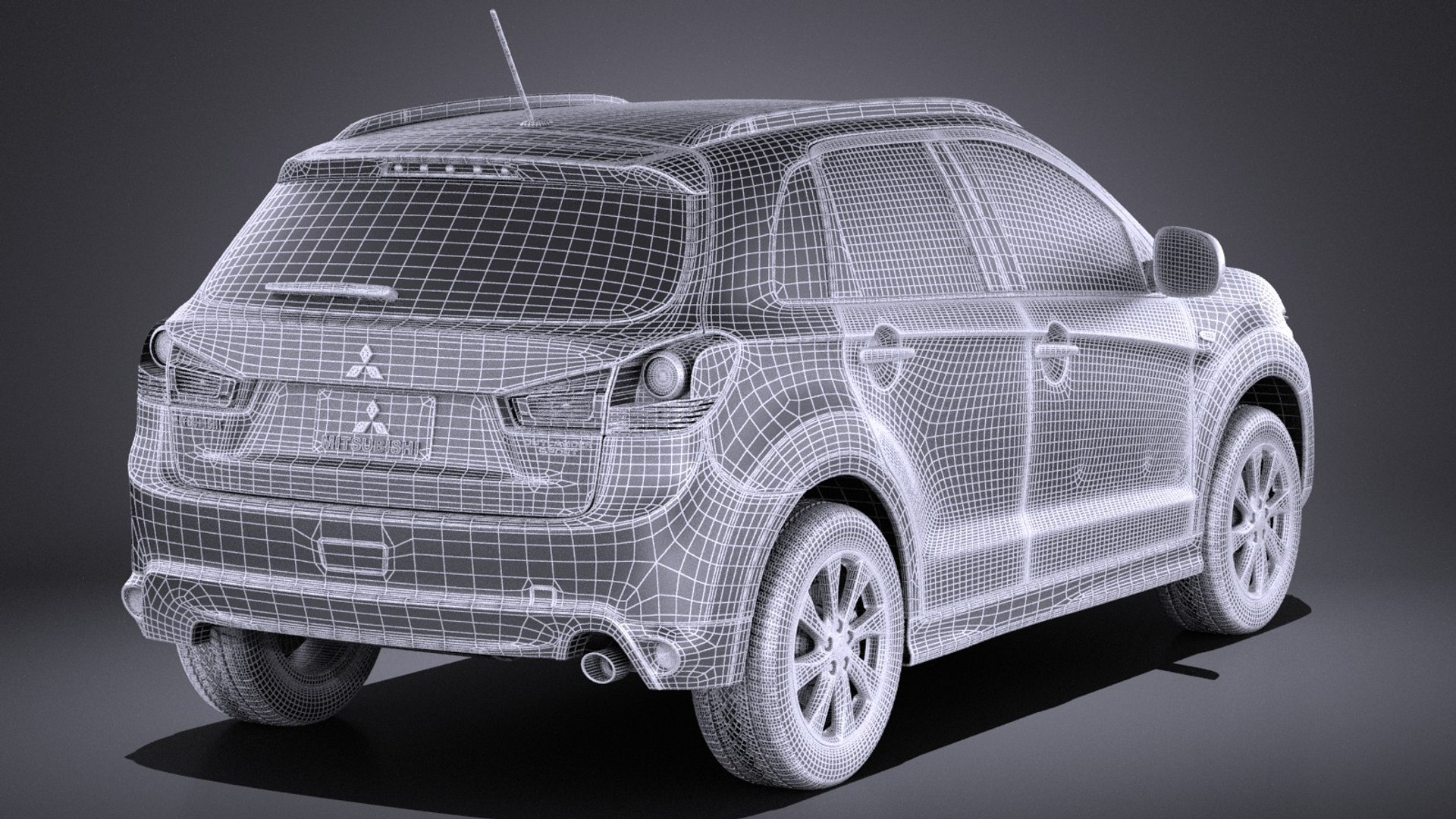 Mitsubishi Rvr Asx 3D Model - TurboSquid 1178248