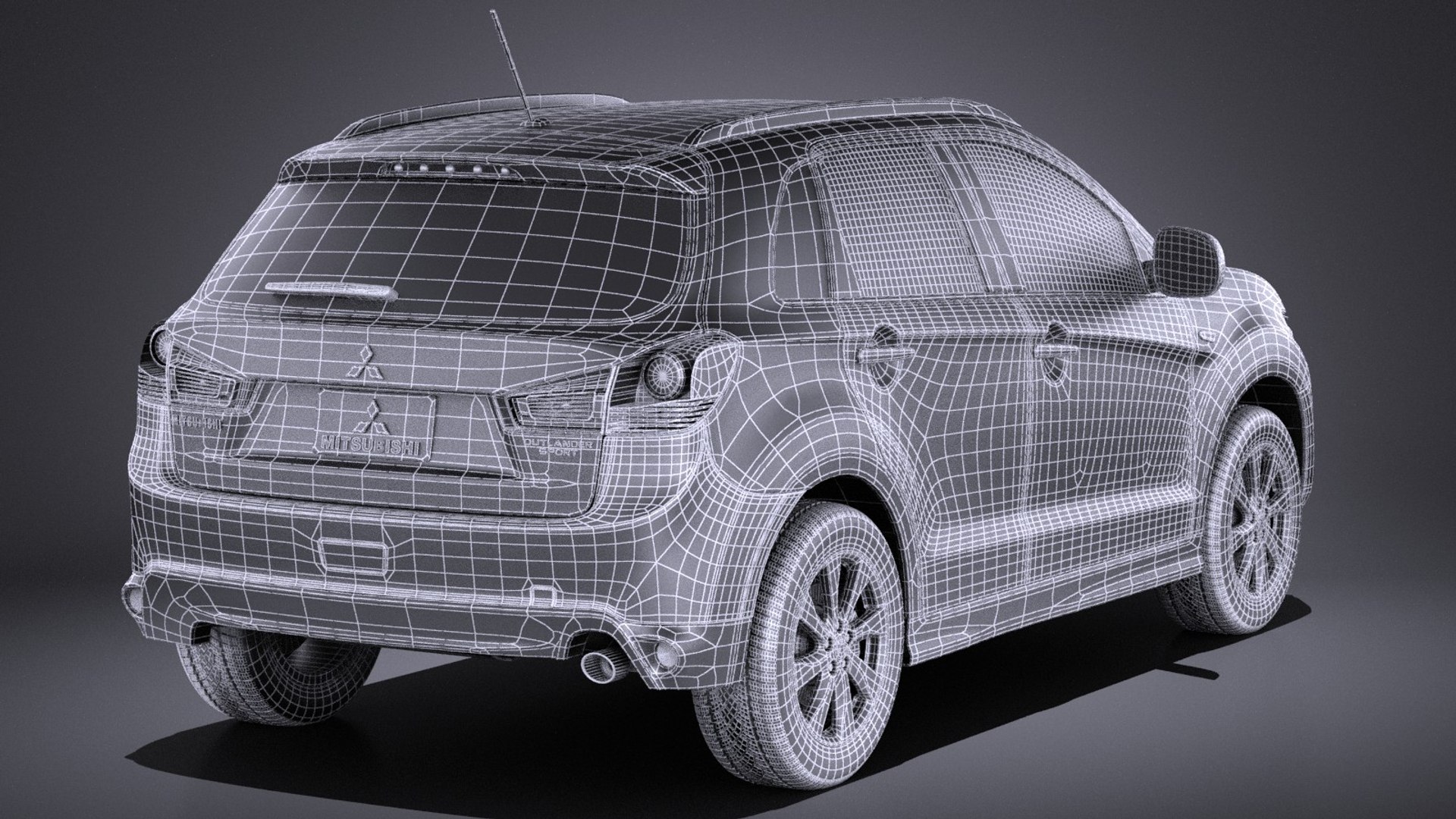 Mitsubishi Rvr Asx 3D Model - TurboSquid 1178248