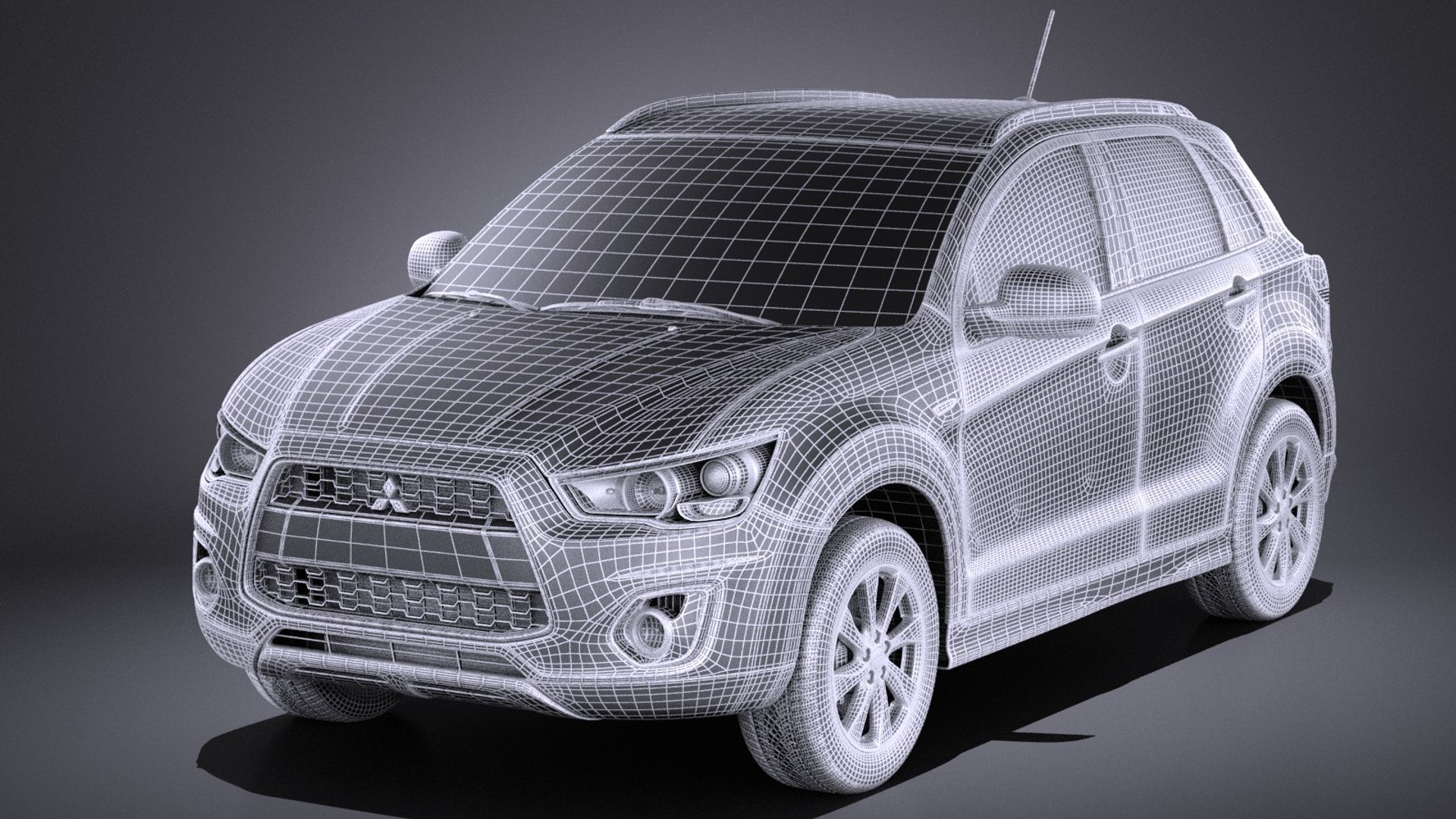 Mitsubishi Rvr Asx 3D Model - TurboSquid 1178248