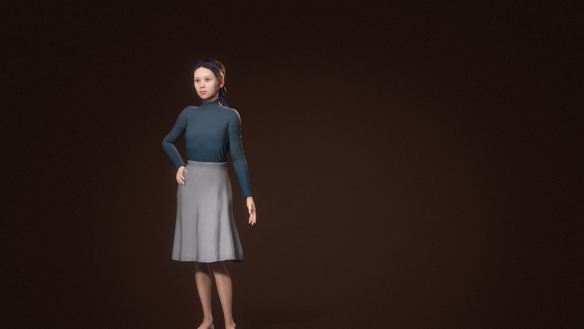 3D Model FEMALE RIGGED - TurboSquid 2213491