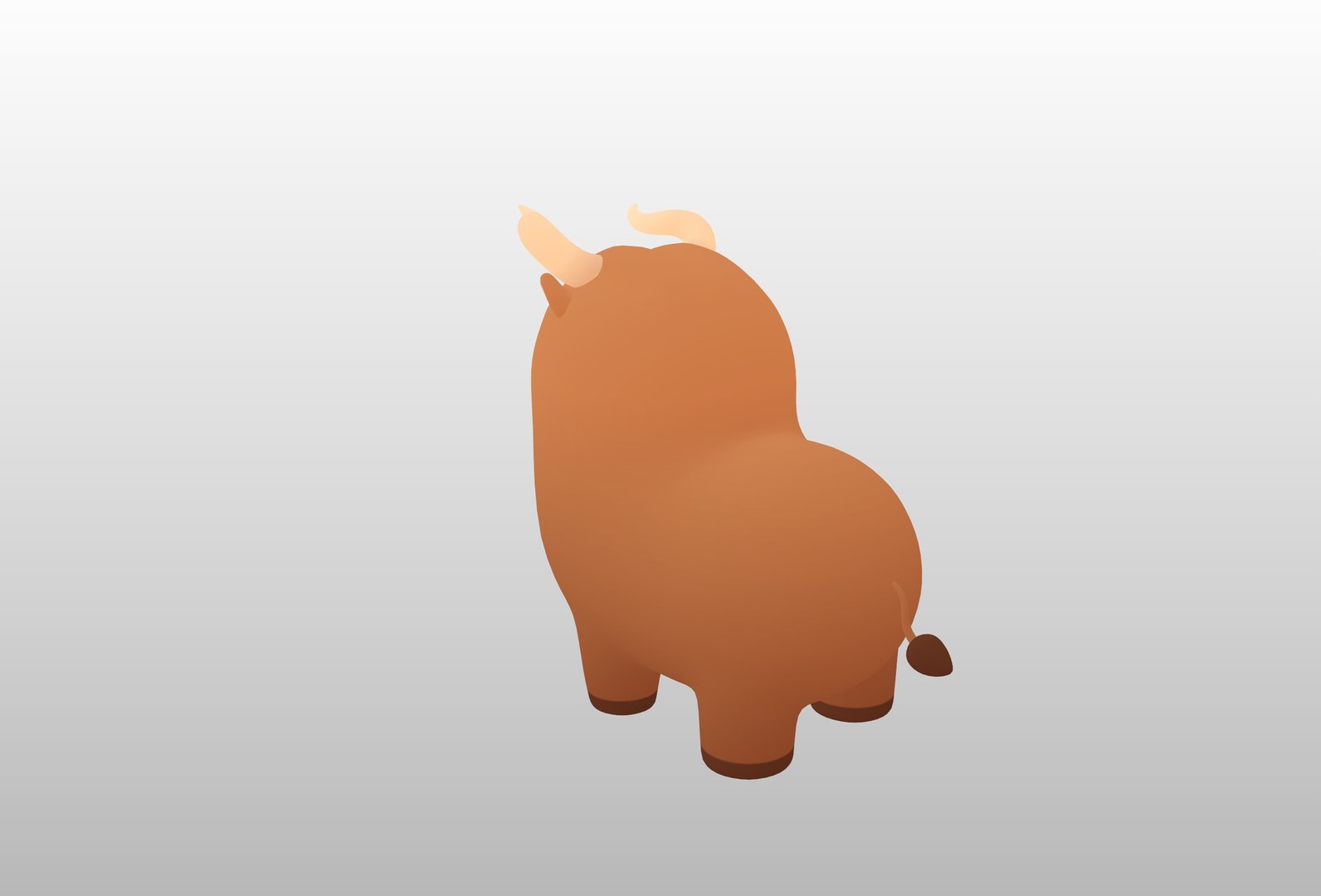 3D Bull Character - TurboSquid 2264117