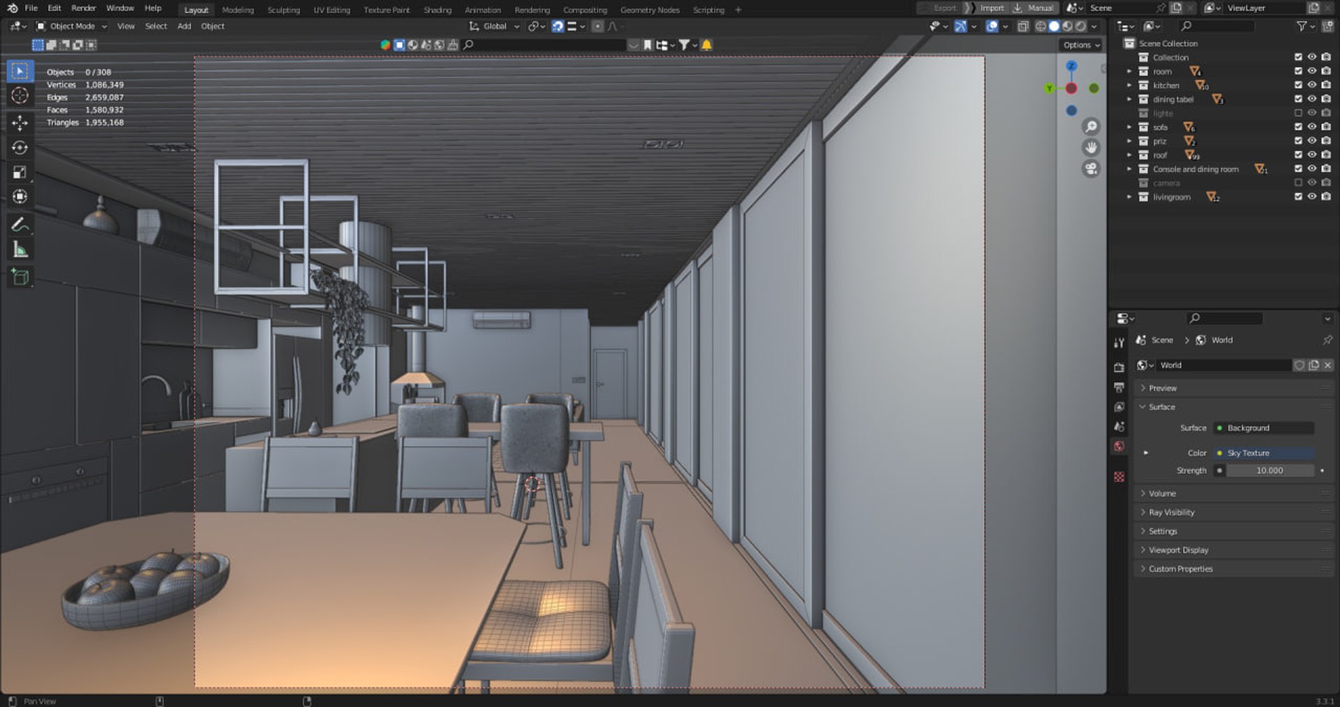 3D Model Interior Design-2 - TurboSquid 2145438