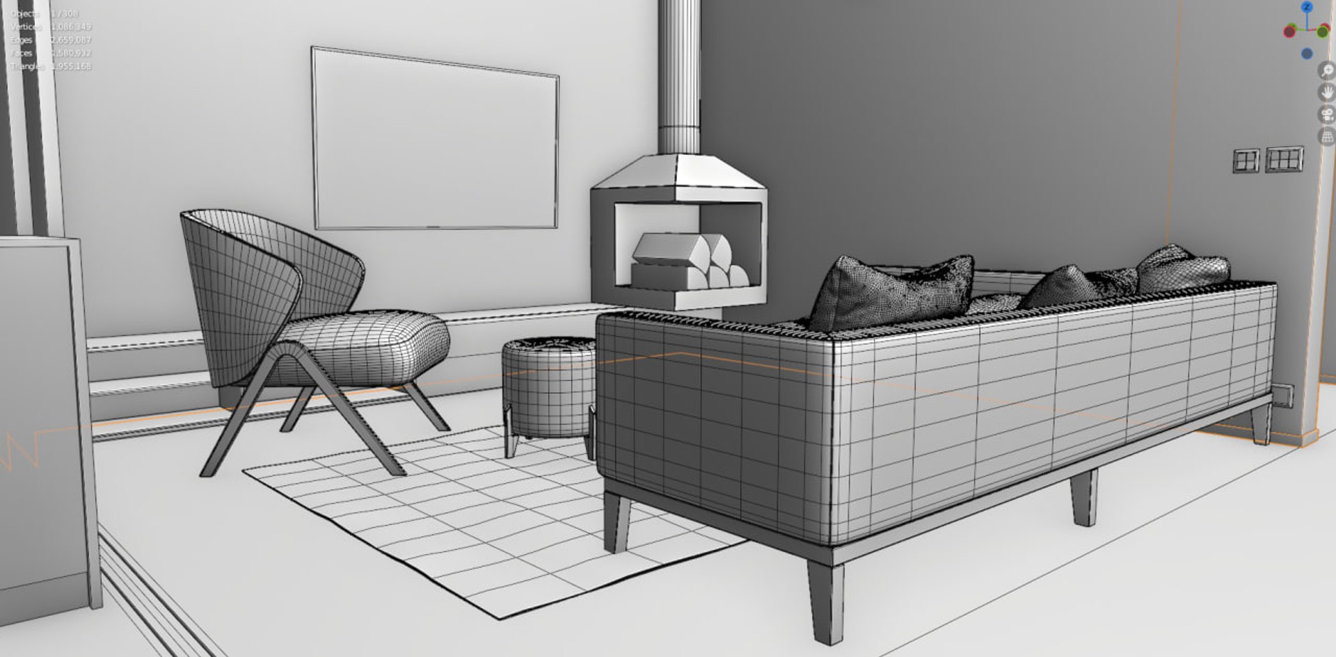 3D Model Interior Design-2 - TurboSquid 2145438