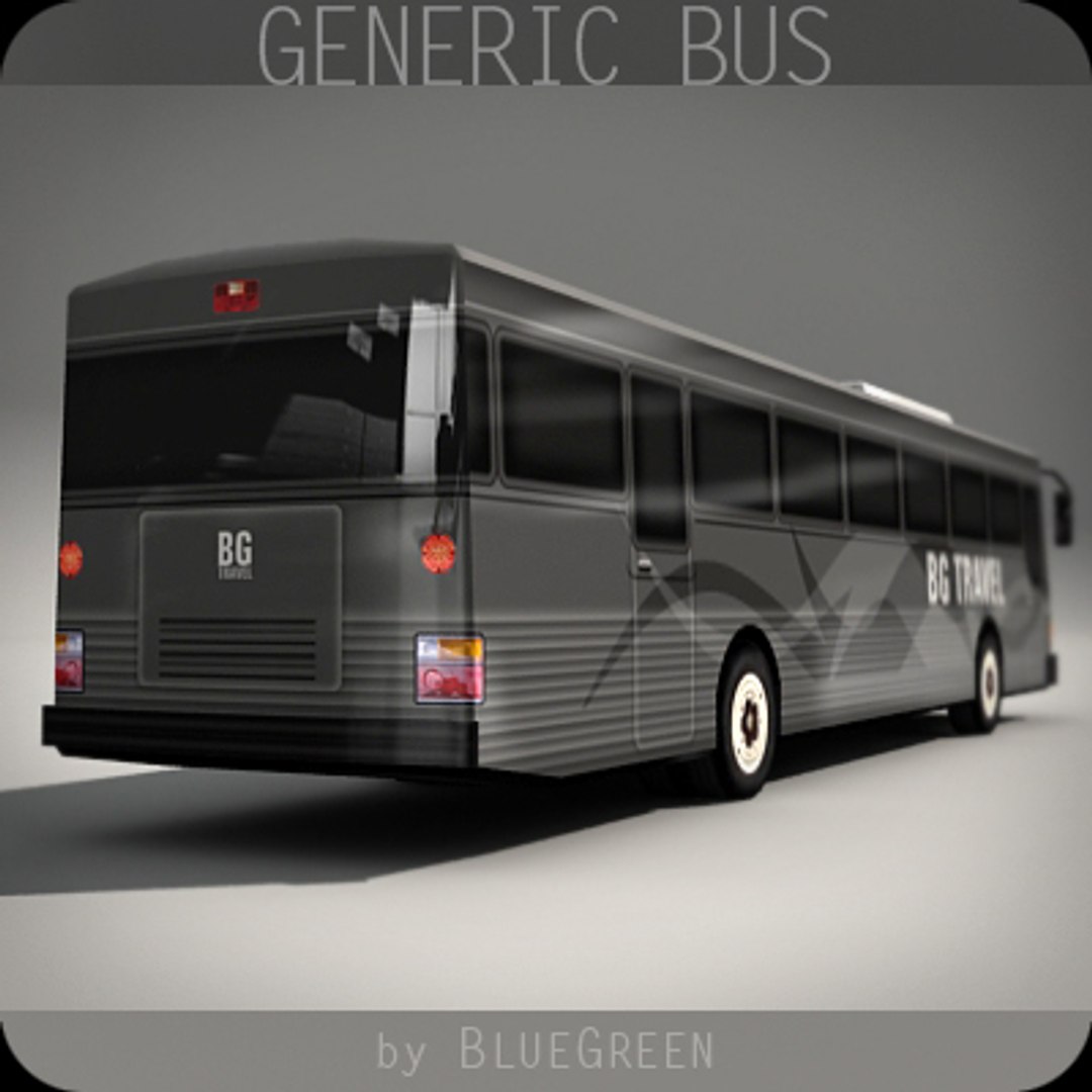 3d Model Realtime Generic Bus
