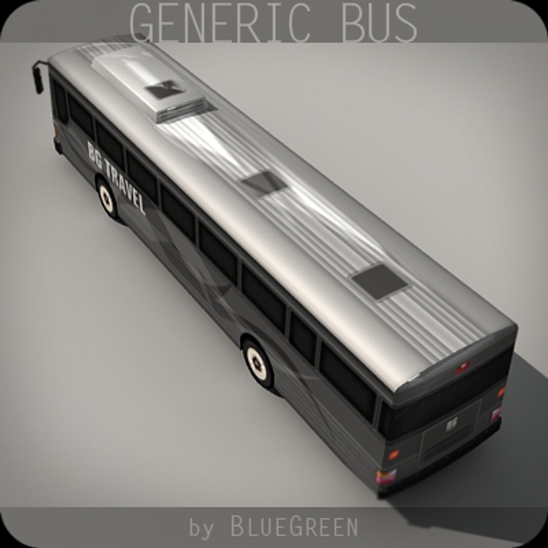 3d Model Realtime Generic Bus