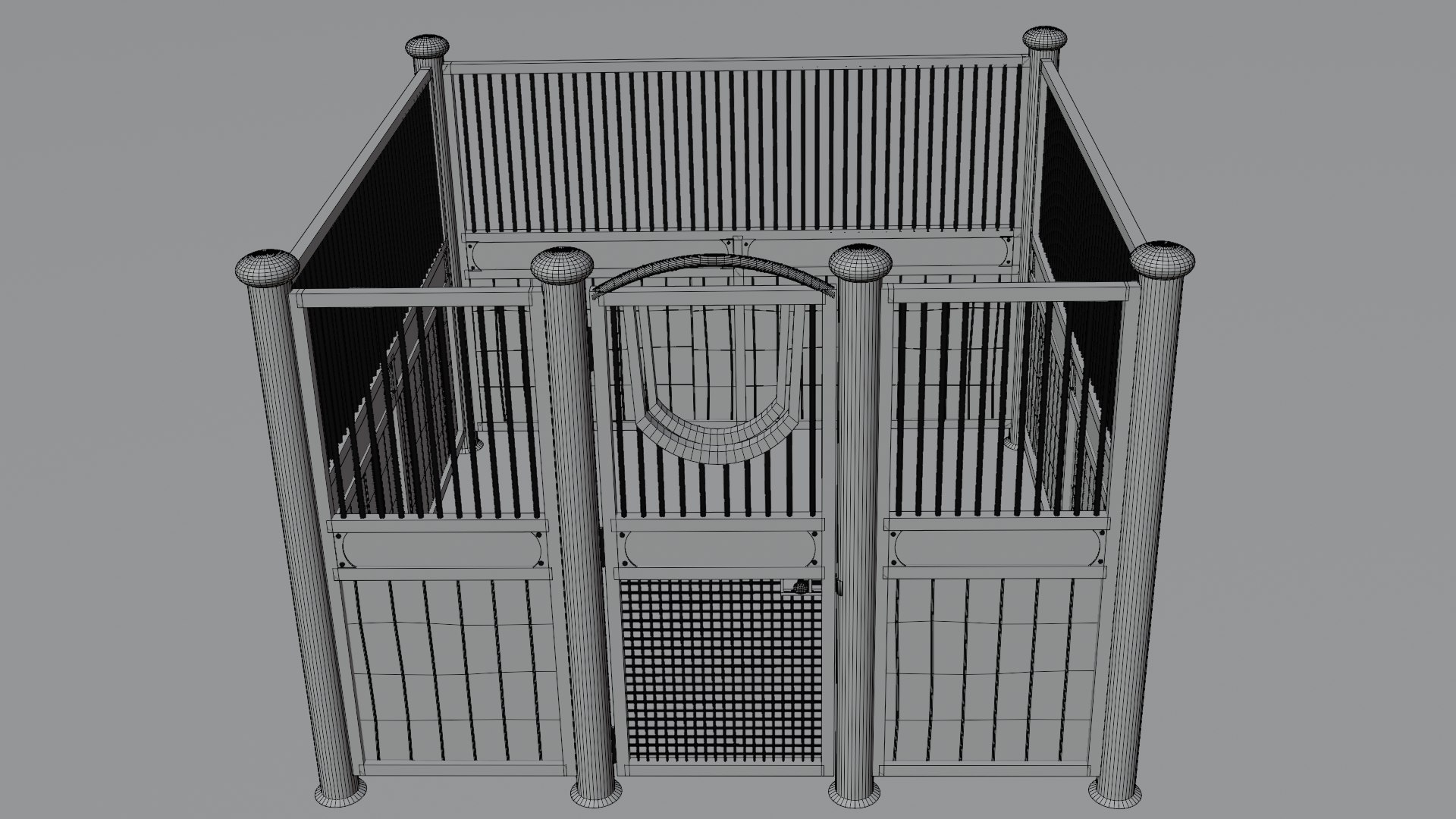 Horse Stall Model - TurboSquid 2165118