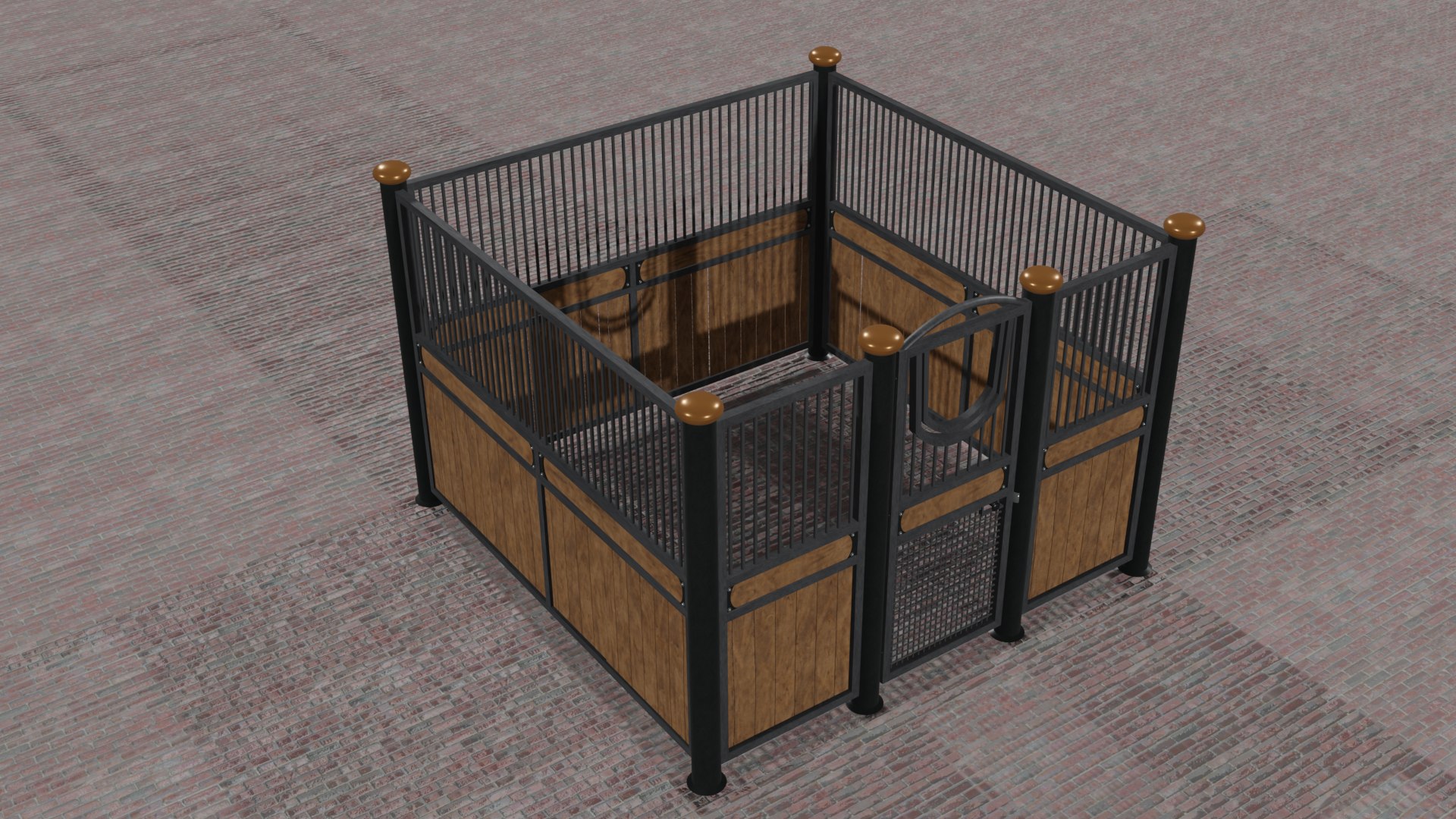 Horse Stall Model - TurboSquid 2165118
