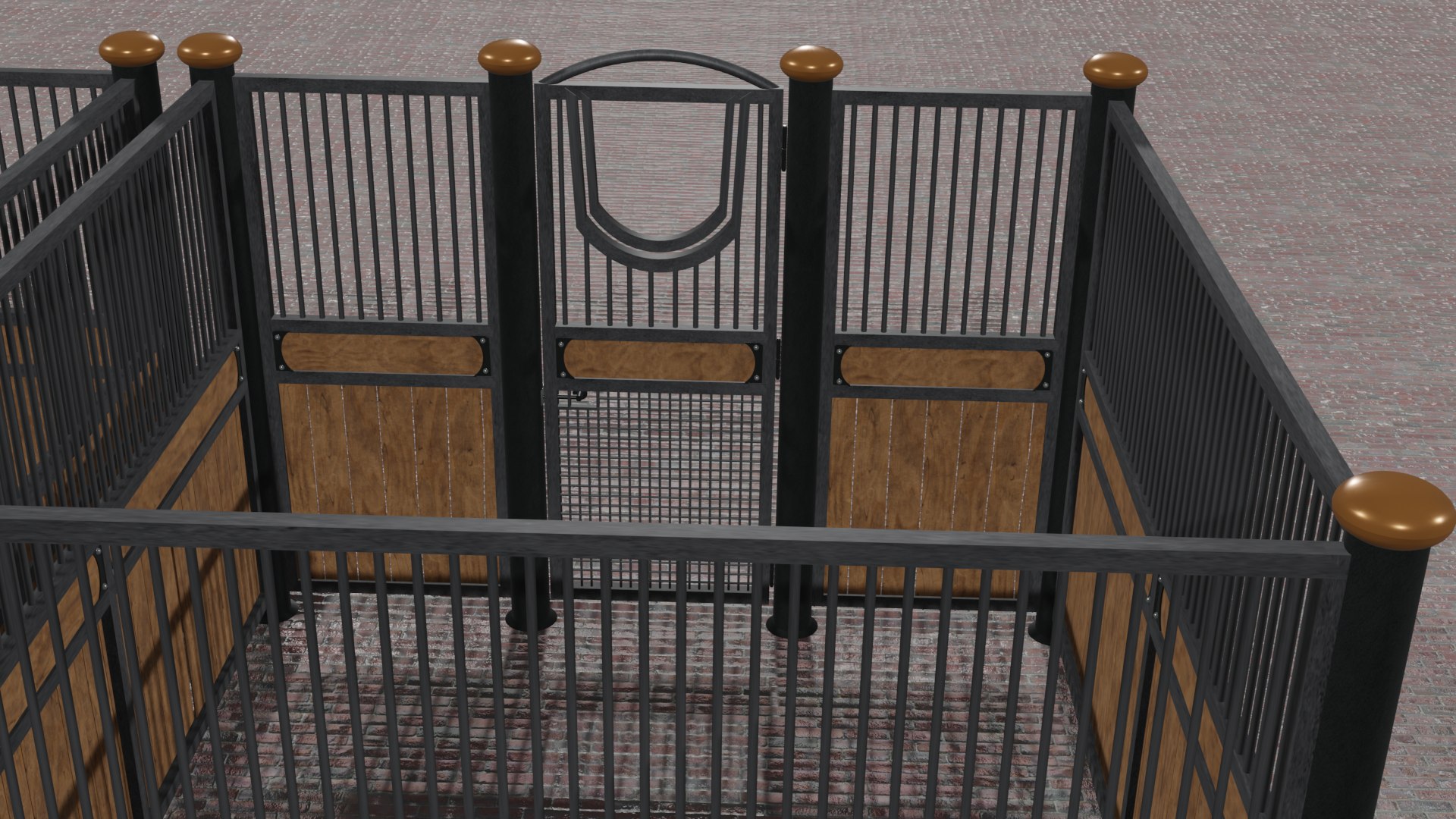 Horse stall model - TurboSquid 2165118