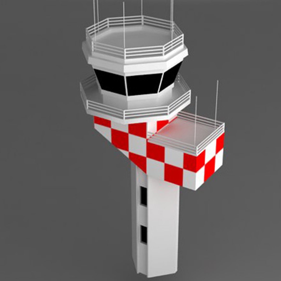3d Air Traffic Control Tower